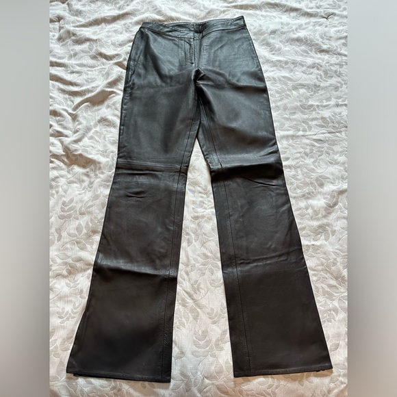 Cache | Pants & Jumpsuits | Cache Leather Pants | Poshmark